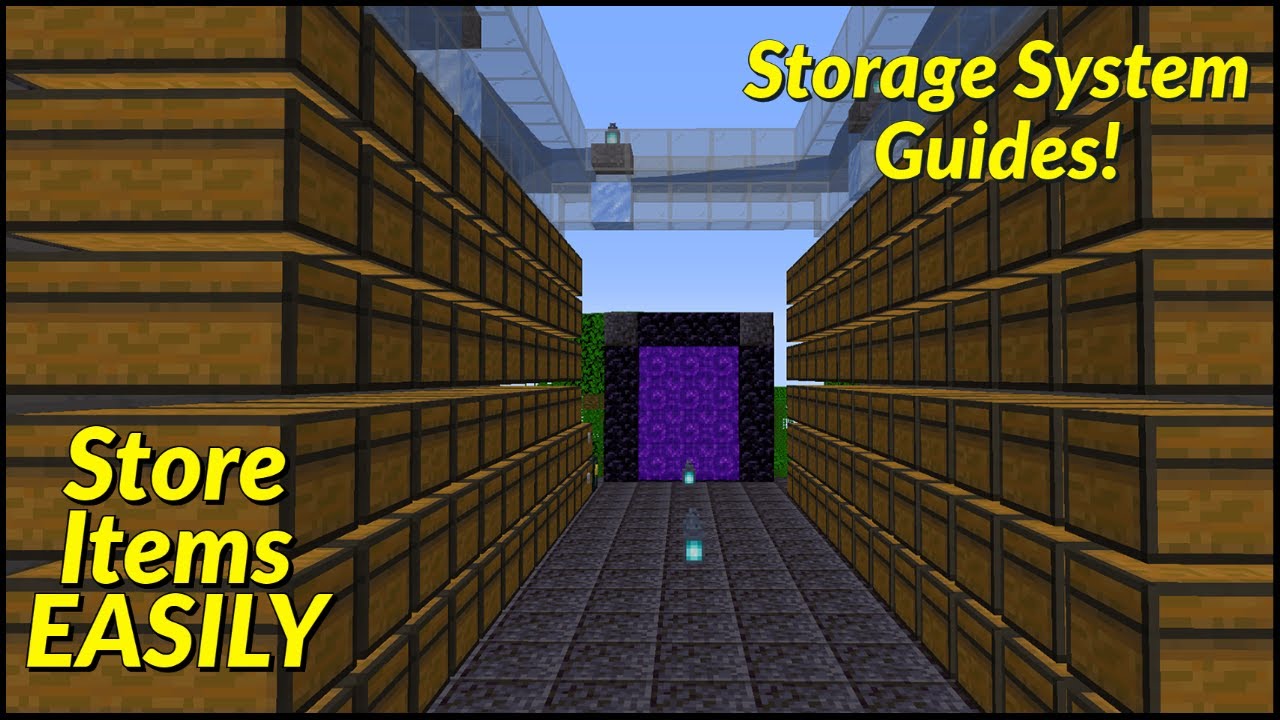 How to Store and Transport Items Easily! | Minecraft 1.17 Early Game ...