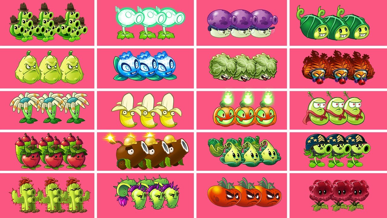 Random 20 Best Plants Battlez - Who Will Win ? - PvZ 2 Team Plant - YouTube