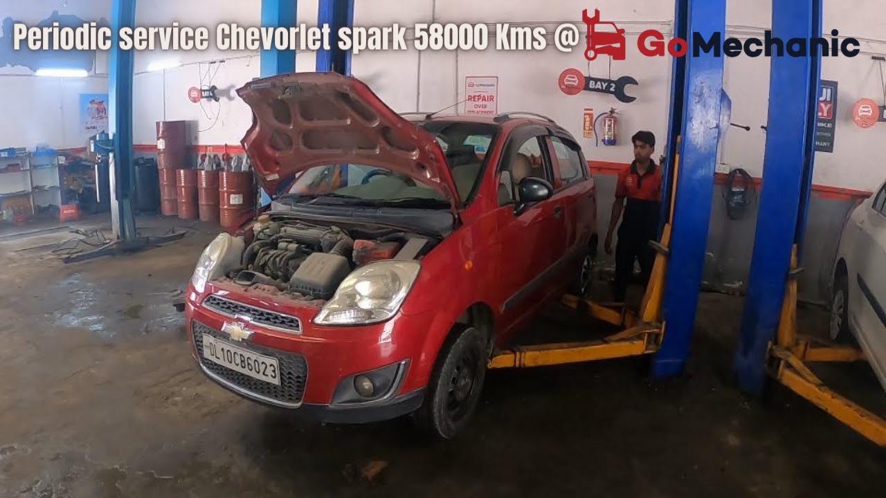Chevrolet Spark Car Service @ Go Mechanic @ 58000 Kms @ Periodic ...