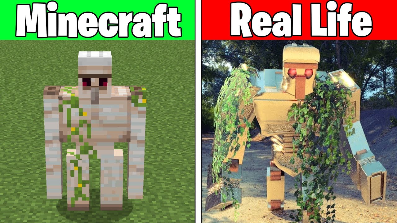 Realistic Minecraft | Real Life vs Minecraft | Realistic Slime, Water ...