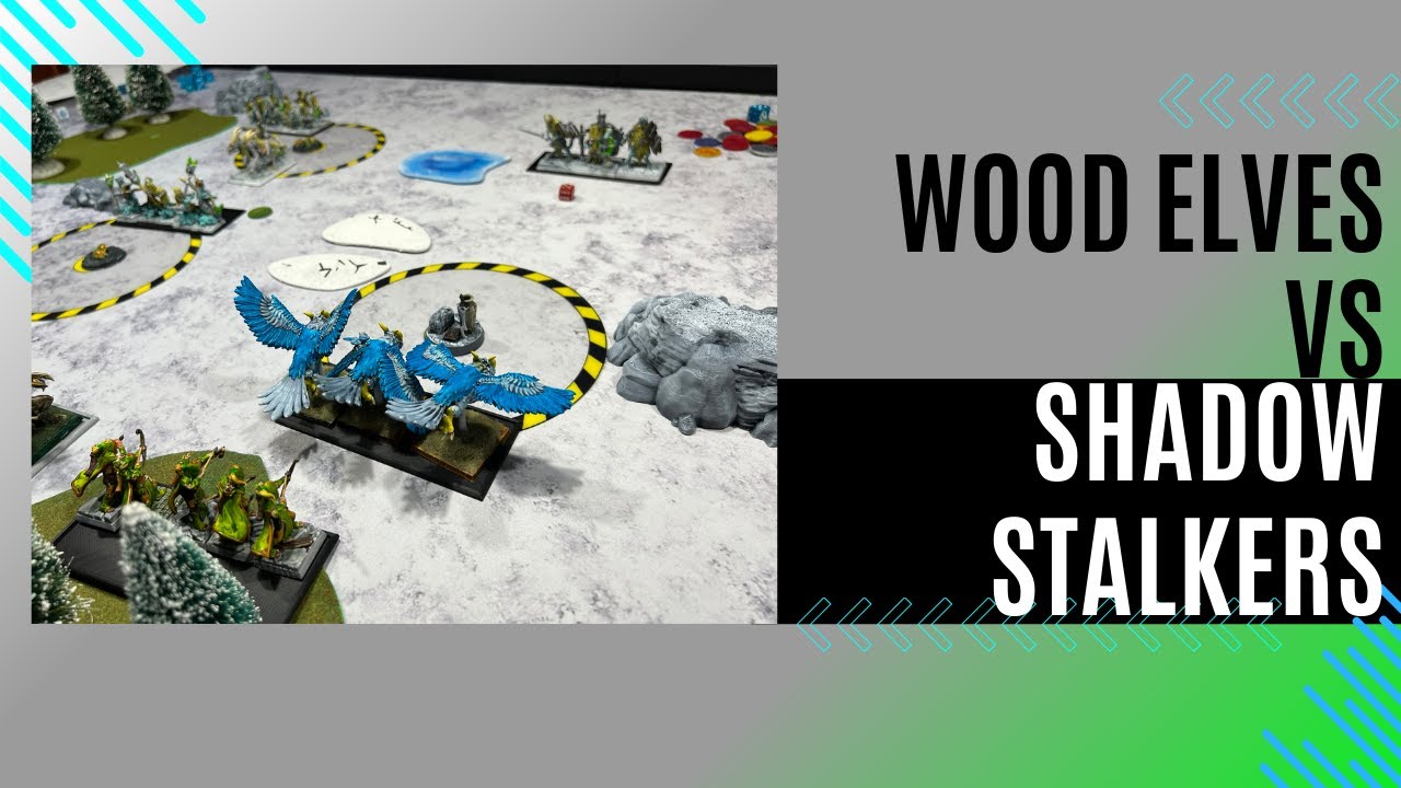 Wood Elves vs Shadow Stalkers 750 pts - YouTube
