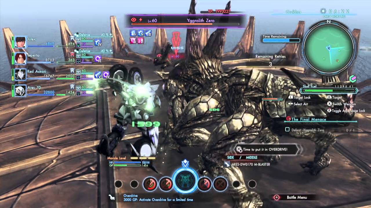 Fighting Yggralith Zero: Xenoblade Chronicles X (Failed attempt) - YouTube