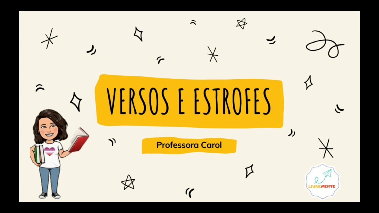 VERSOS E ESTROFES - YouTube