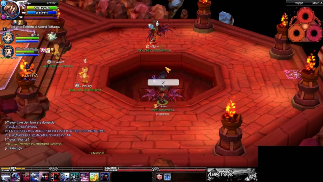 NosTale S2-Nossia : PvP -Trevar- vs ~Play~ #Pagliaccio? - YouTube