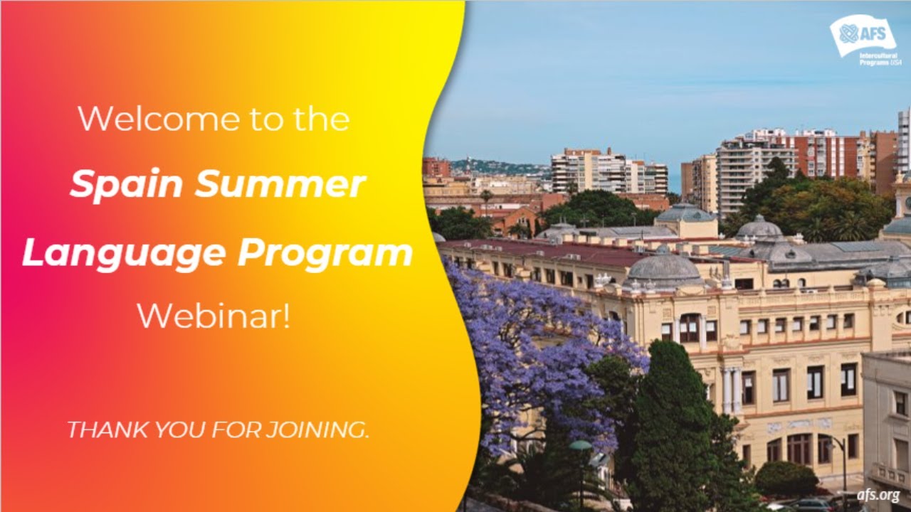 Summer Language Study Program in Spain Webinar - YouTube
