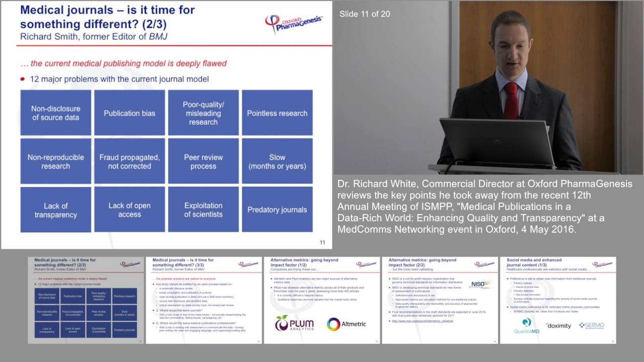 ISMPP Annual Meeting 2016: Conference summary - YouTube