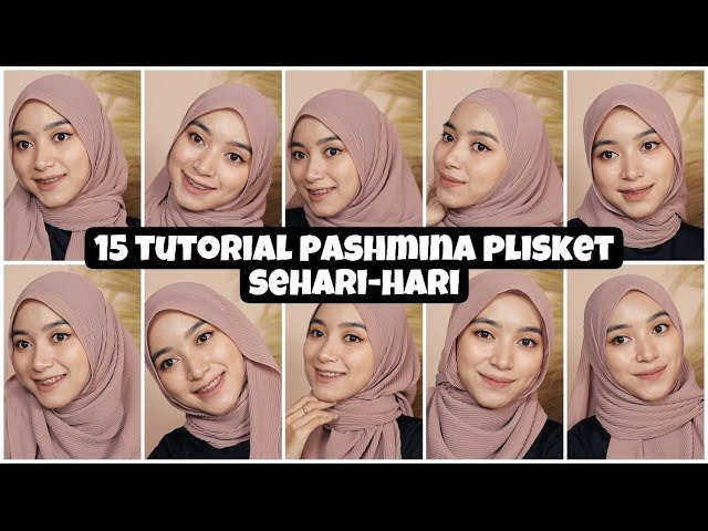 Tutorial Hijab Pashmina Simples Para Sehari Hari 18 Tutorial Pashmina