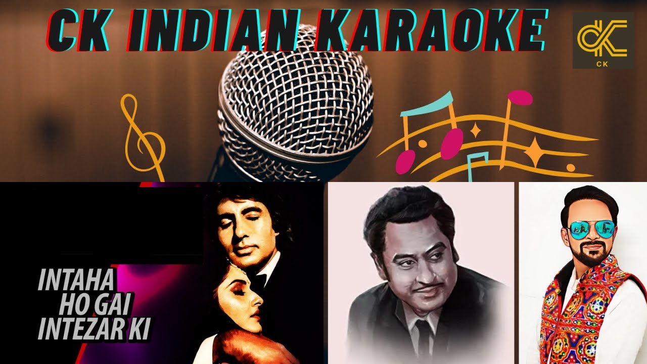 Inteha Ho Gai Intezar Ki Karaoke With Scrolling Lyrics in Hindi ...