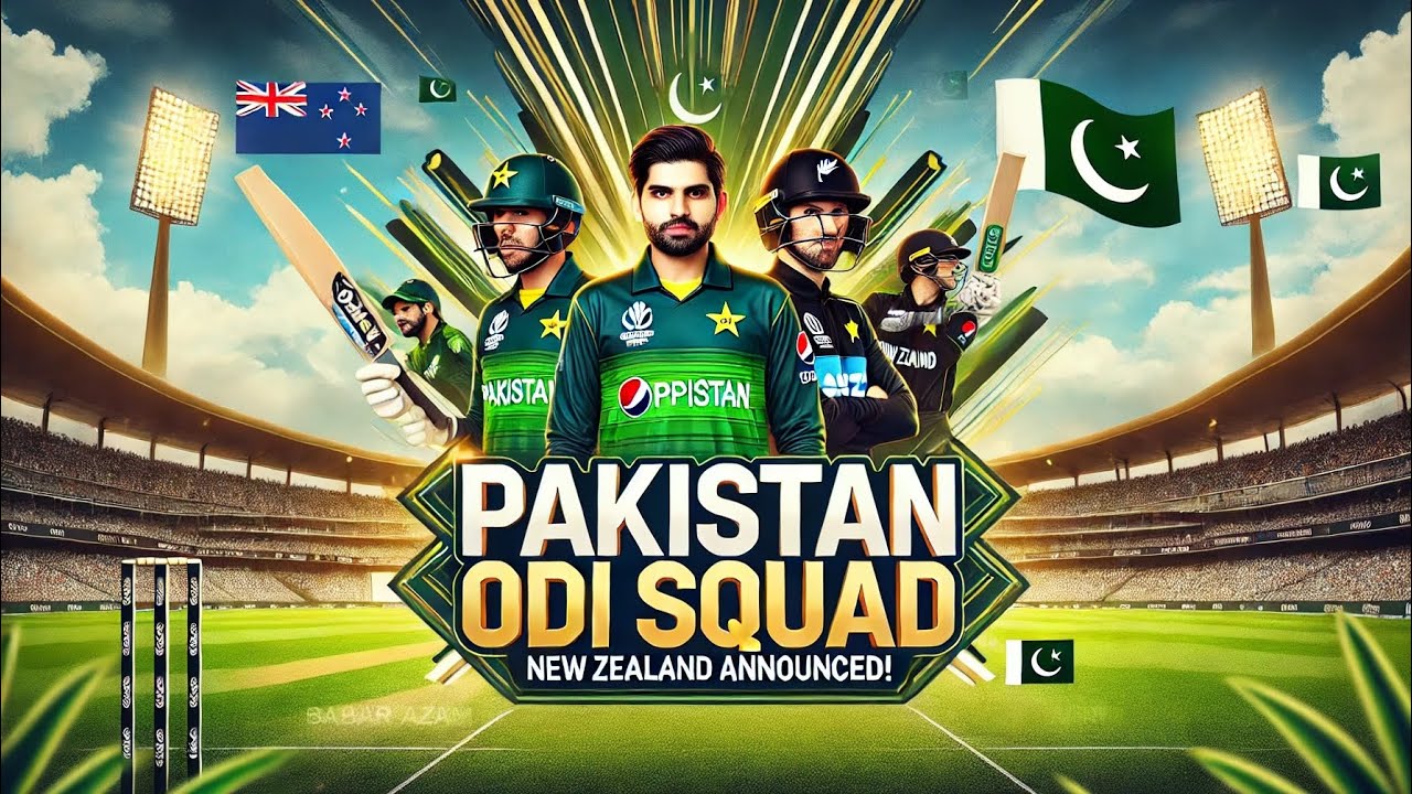 Pakistan ODI Squad for New Zealand Tour 2025 | Full Team Analysis - YouTube