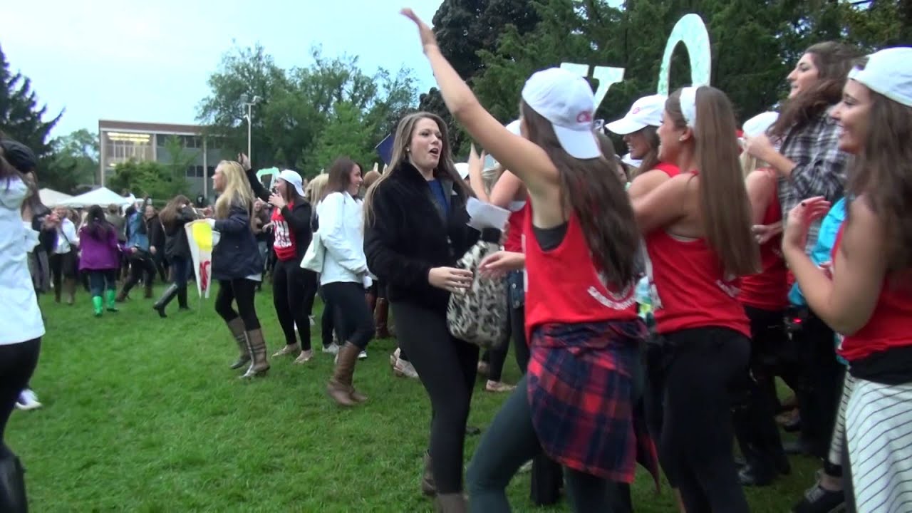 MSU Chi Omega Bid Day 2014 - YouTube