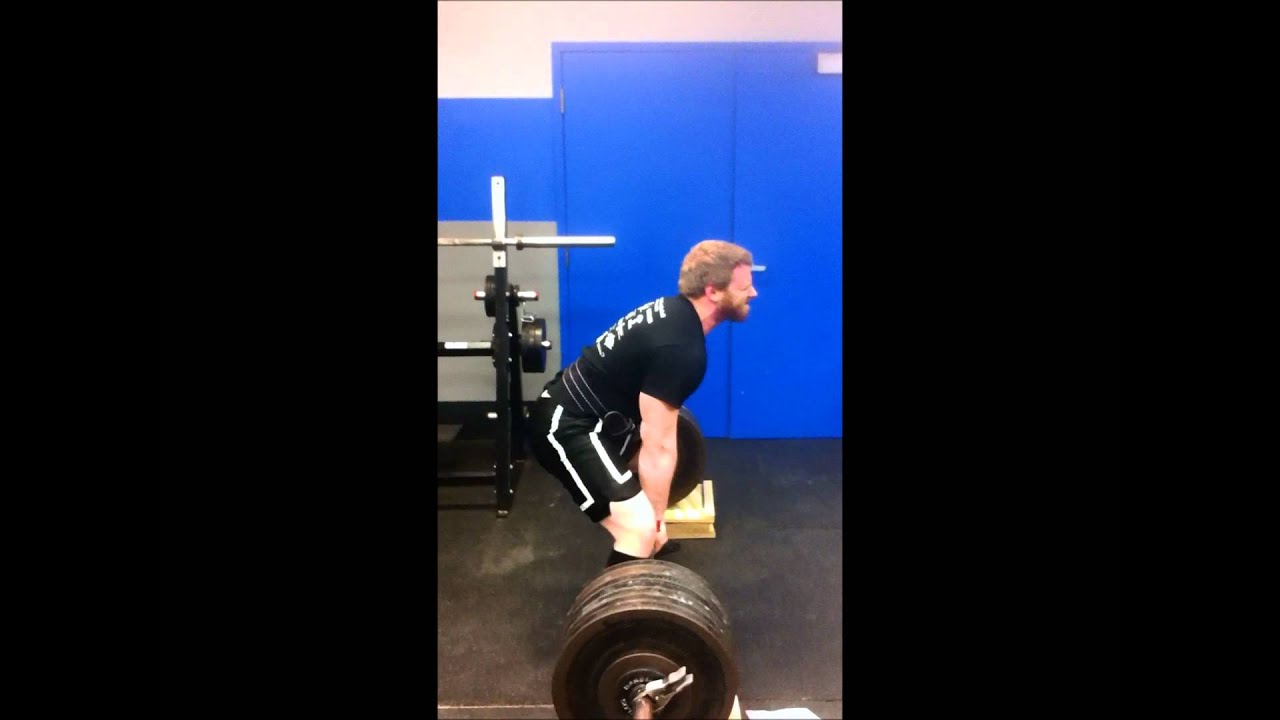 700 lb Sumo 4" Block Pull - YouTube