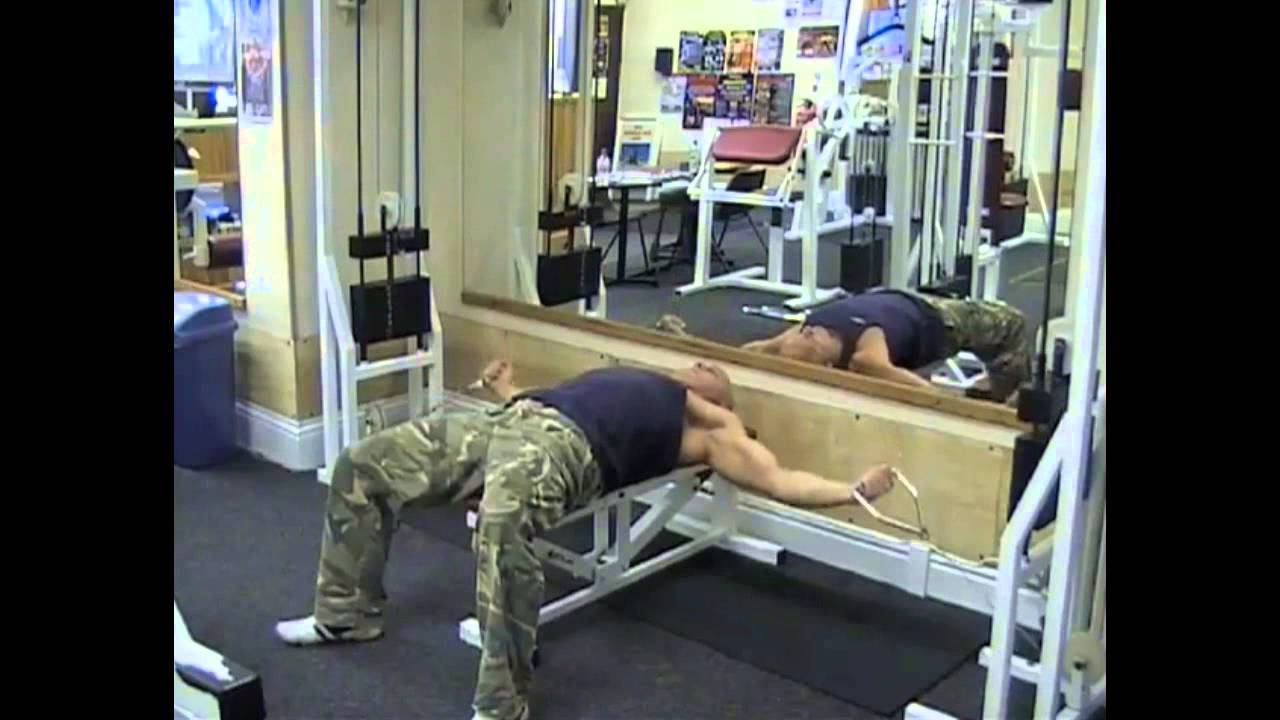 Cable Bench Fly - YouTube