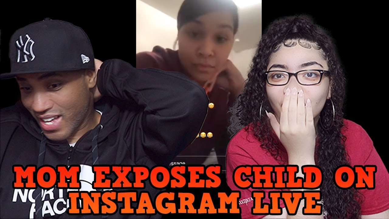 MY DAD REACTS TO Mom exposes child on Instagram live (EMBARASSING ...