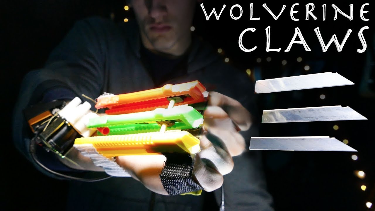 How To Make a Ejectable WOLVERINE CLAWS! - Shooting Blades!!! (Simple ...