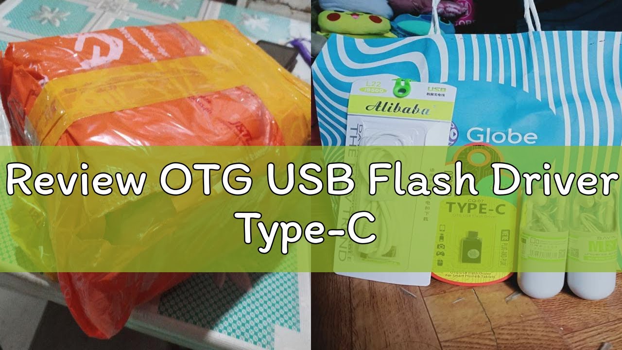 Review OTG USB Flash Driver Type-C - YouTube