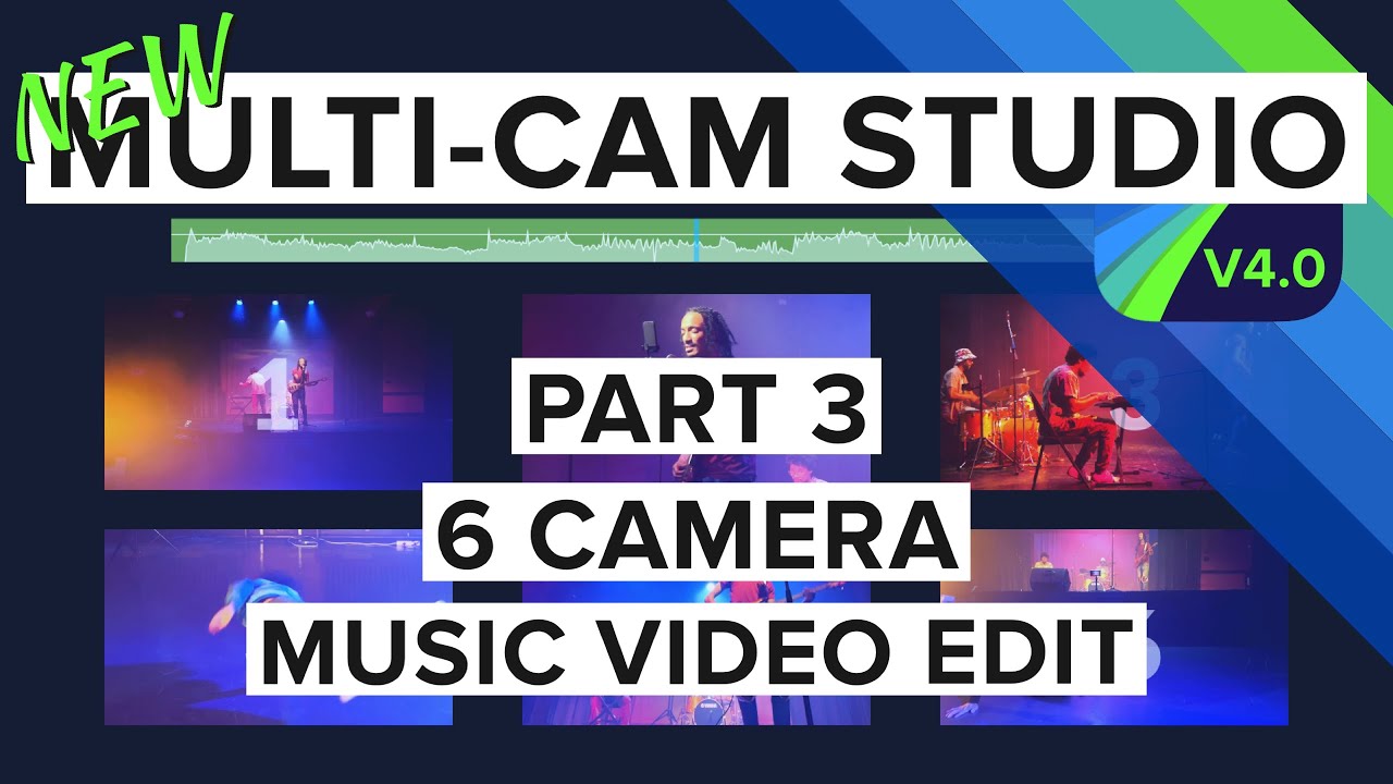 NEW MULTI-CAM STUDIO FOR #lumafusion v4 - PART 3 - 6 Camera Music Video ...