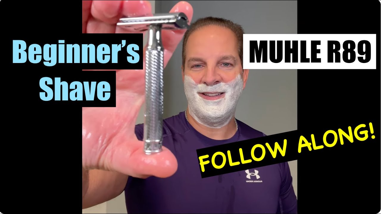 Beginner's Shave - Muhle R89 - Follow Along! - YouTube