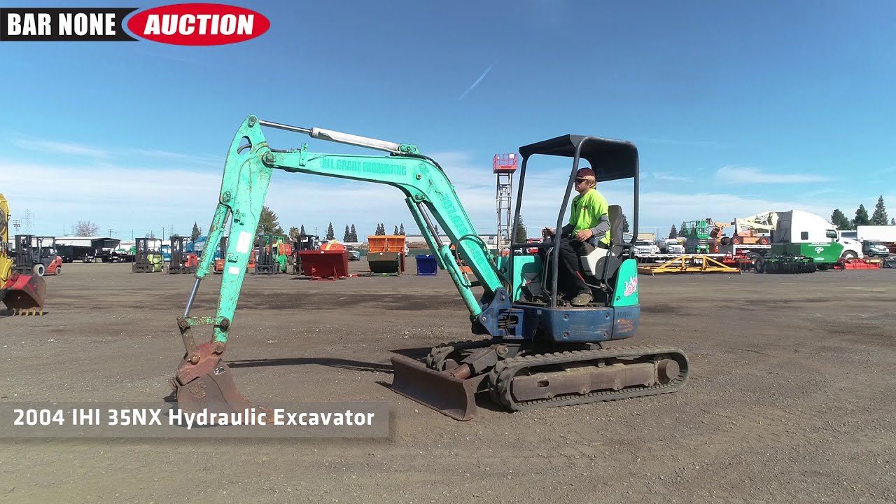 2004 IHI 35NX Hydraulic Excavator - YouTube