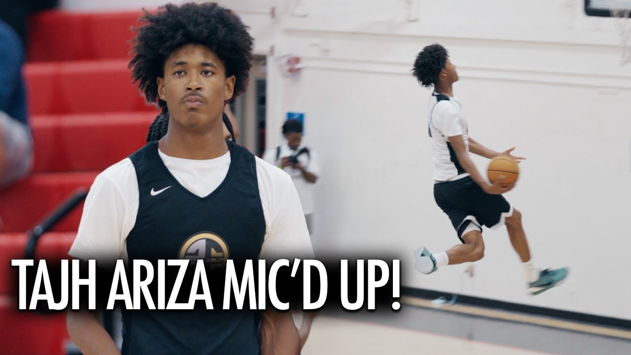 Tajh Ariza Mic'd Up! NBA in His Blood! - YouTube