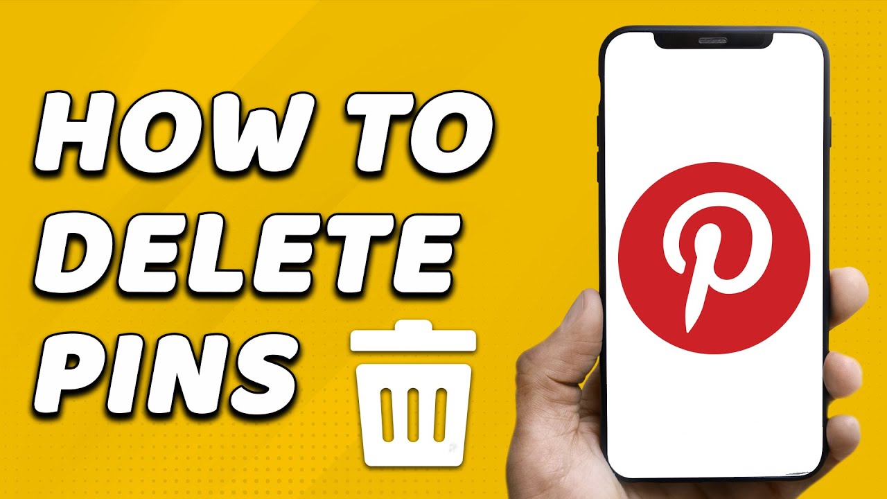 How To Delete Pins On Pinterest (EASY!) - YouTube