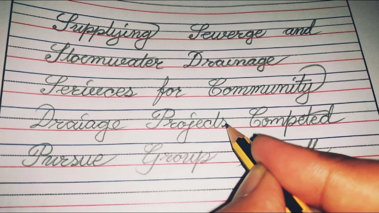 Very easy cursive handwriting | handwriting cursive | english ...