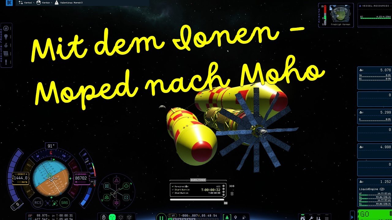 Kerbal Space Program 2 #021: Das Ionen - Moped bricht nach Moho auf ...