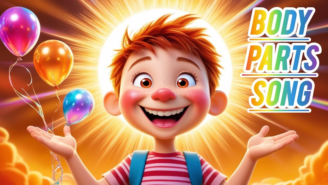 Body parts song | learn Body parts kids | Nursery rhyme | kids song ...