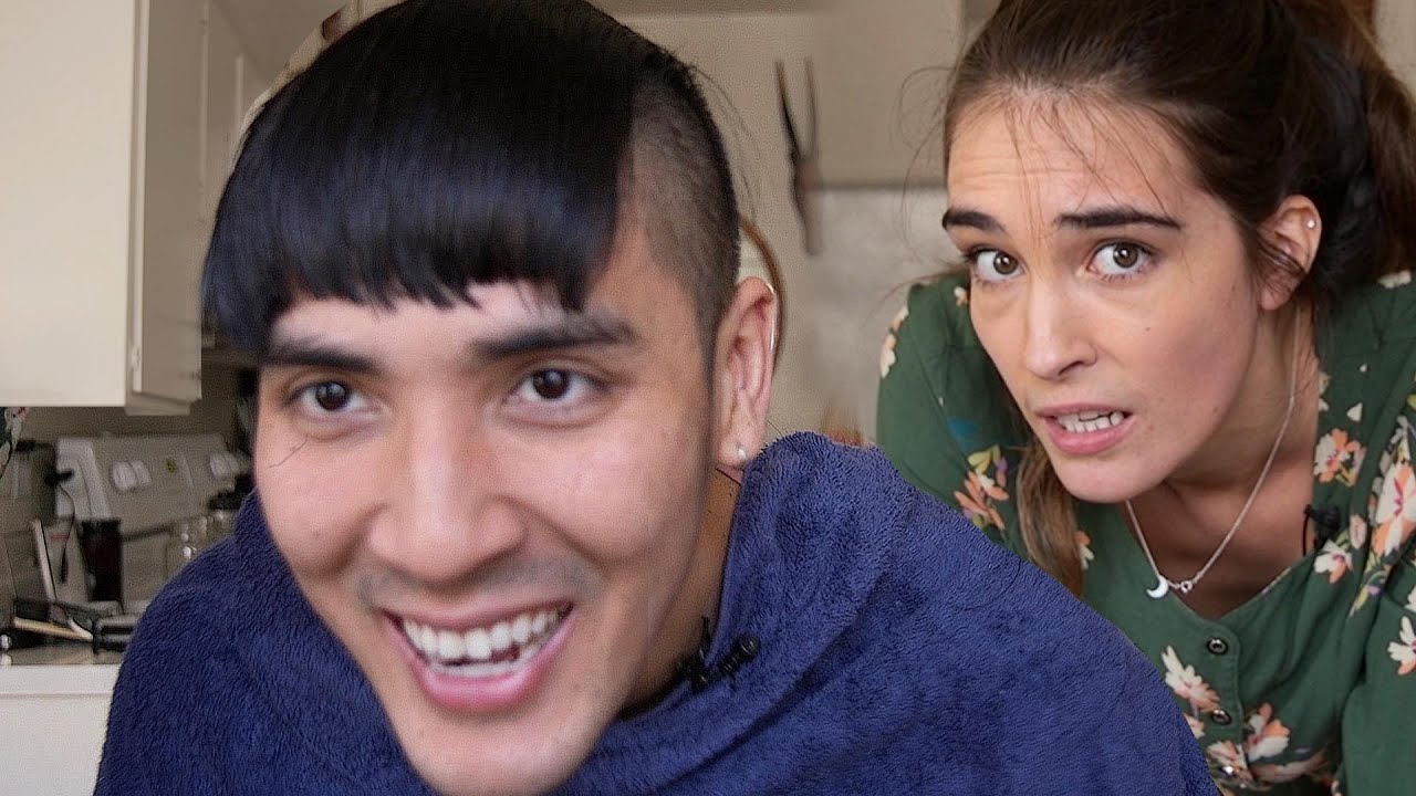 I Cut My Boyfriend's Hair (And Kind Of Messed It Up) | Merle & Aria ...