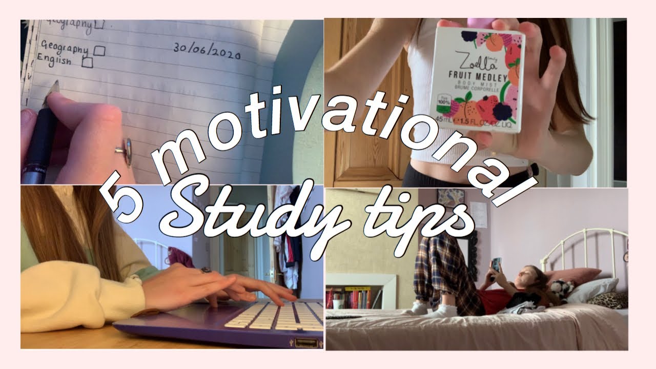 5 motivational study Tips *Super Helpful* - YouTube