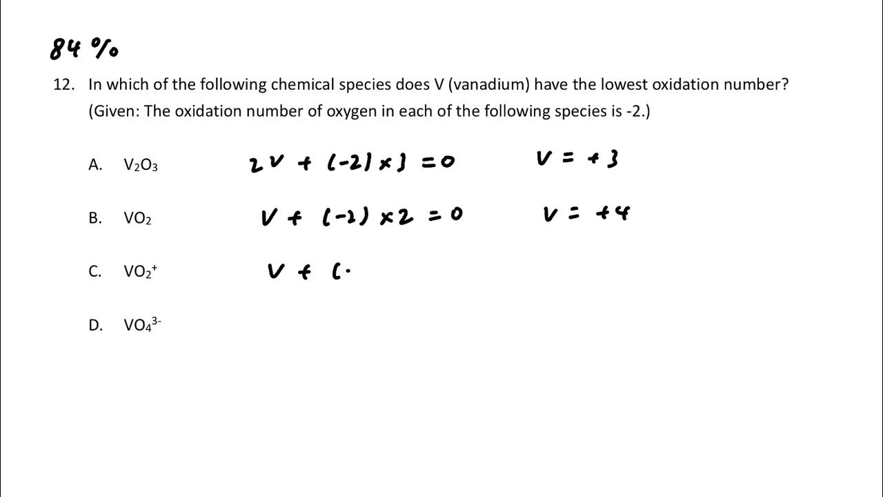 DSE Chem 2024 Paper 1A MC Q12 - YouTube