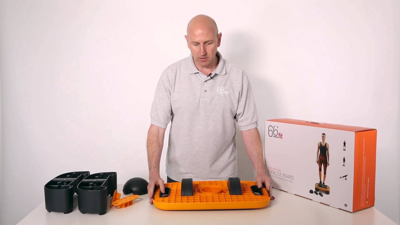 66fit Multi Functional Exercise Board (BP-745TR) - YouTube
