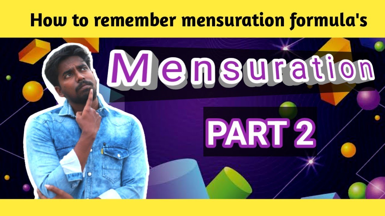 how to remember mensuration formulas|part2|10th class|maths - YouTube