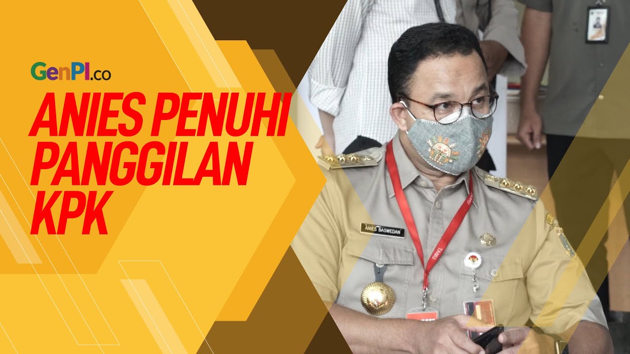 Anies Baswedan Santai Usai Dicecar Pertanyaan Oleh Kpk Youtube