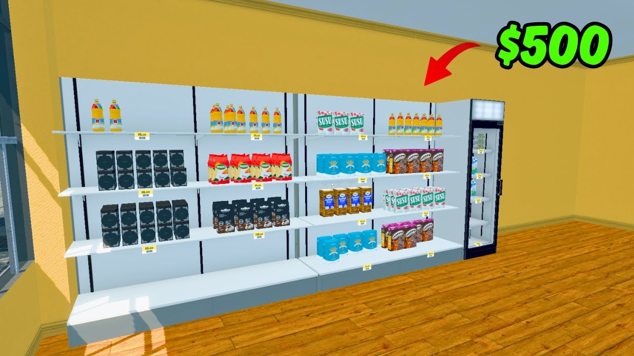 I SPEND 500$ TO PURCHASE FRIDGE | SUPERMARKET SIMULATOR #2 - YouTube