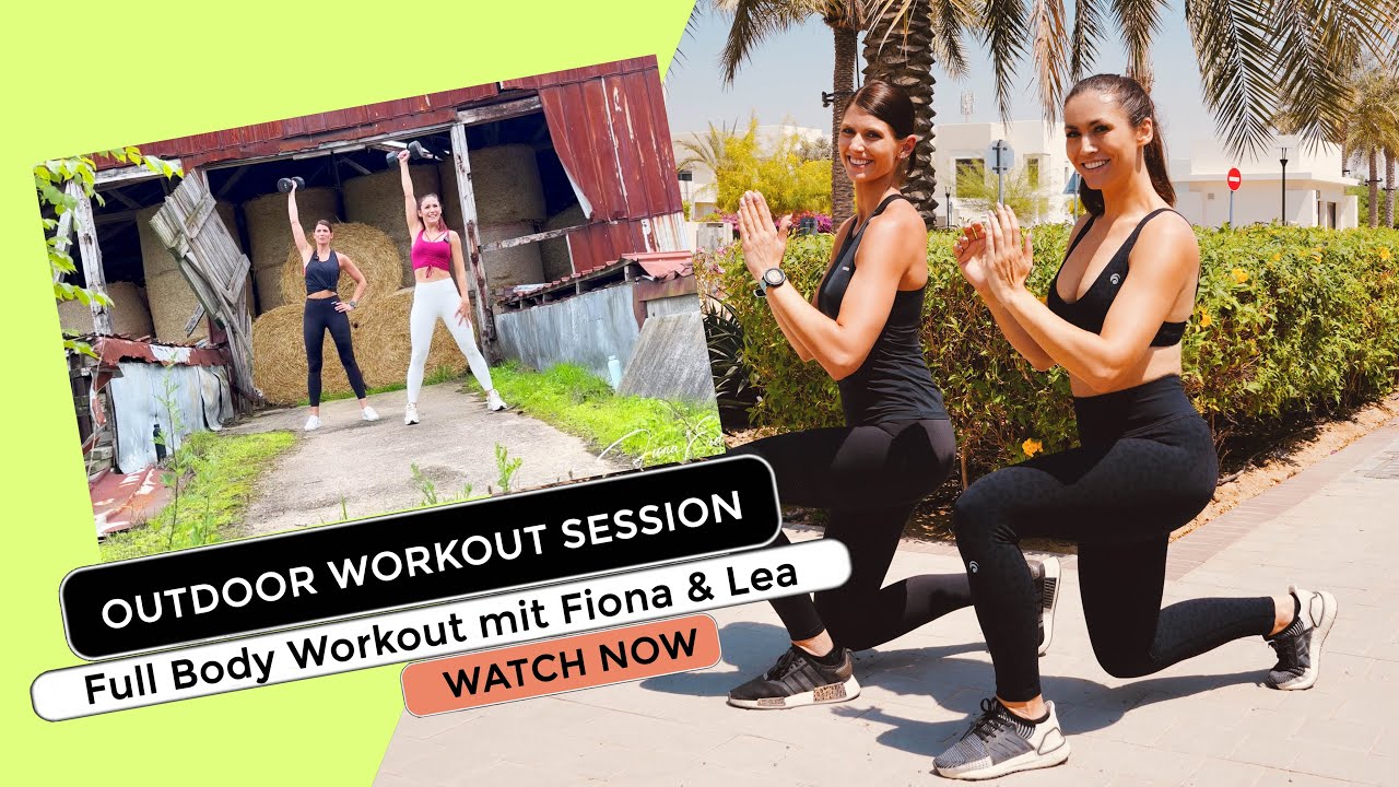 Full Body Outdoor Workout mit Fiona Erdmann & Lea - Dithmarschen Edition - 30 min mit Gewichten ...