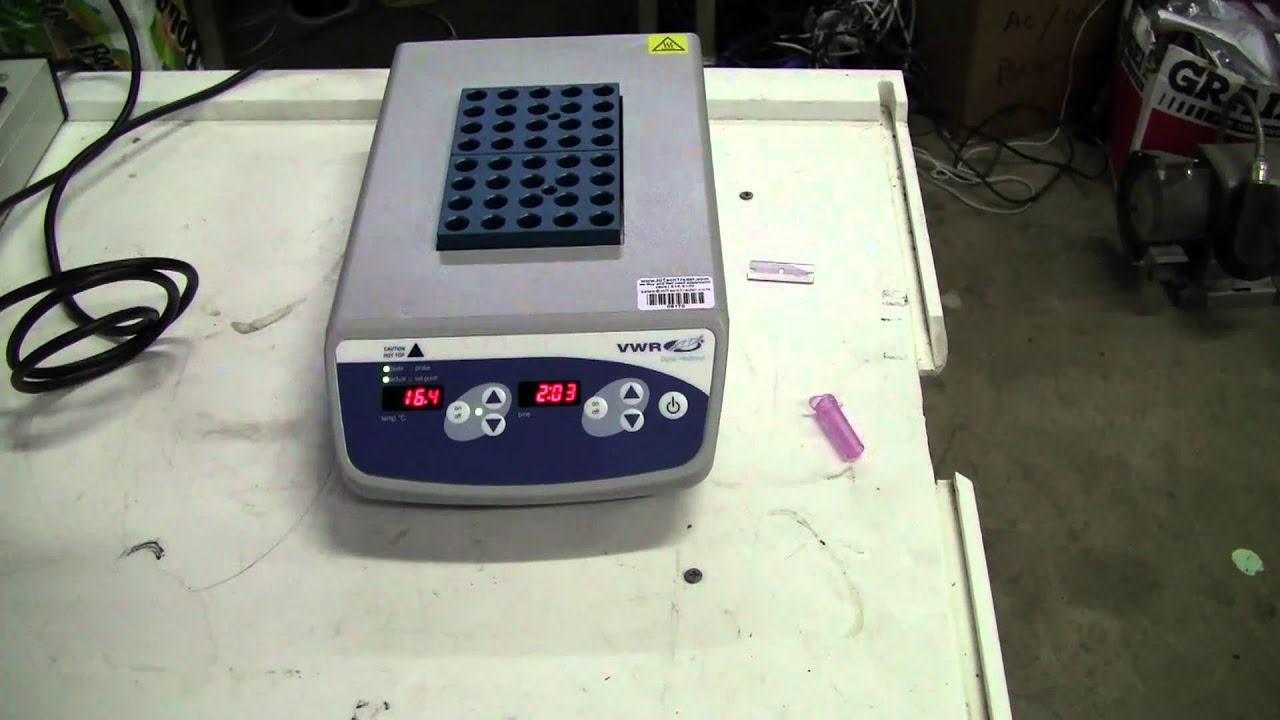 VWR Scientific Digital Heat Block - YouTube