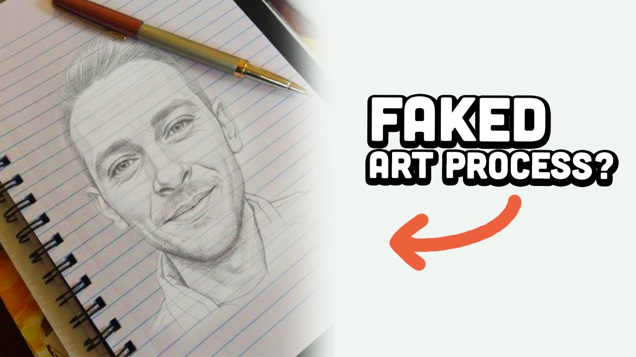 Artist Sent A FAKE Pencil Sketch... - YouTube