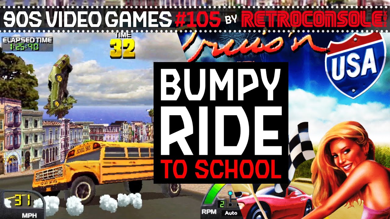 Bumpy Ride To School - Cruis'n USA (Arcade, 1994) - YouTube