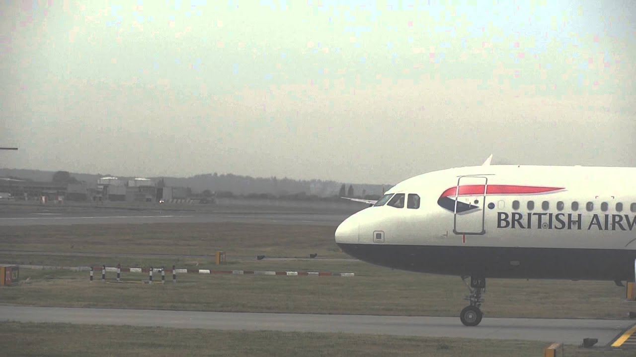 Plane starting View from the Outside - YouTube