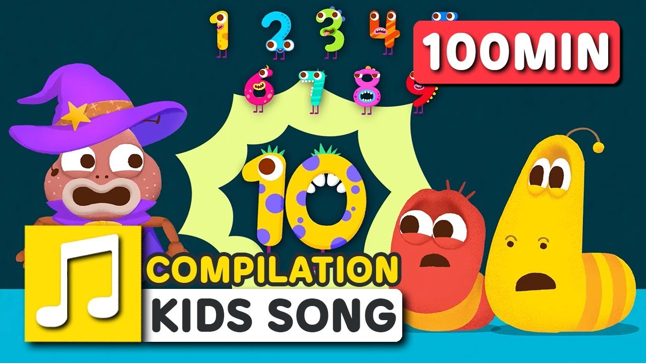 COUNTING SONG COMPILATION | LARVA KIDS | BEST SONGS FOR KIDS | - YouTube