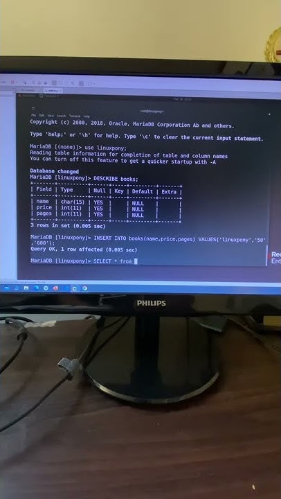 select command to view datas in MariaDB, Red Hat Enterprise 8 Linux Tutorial 27 - YouTube