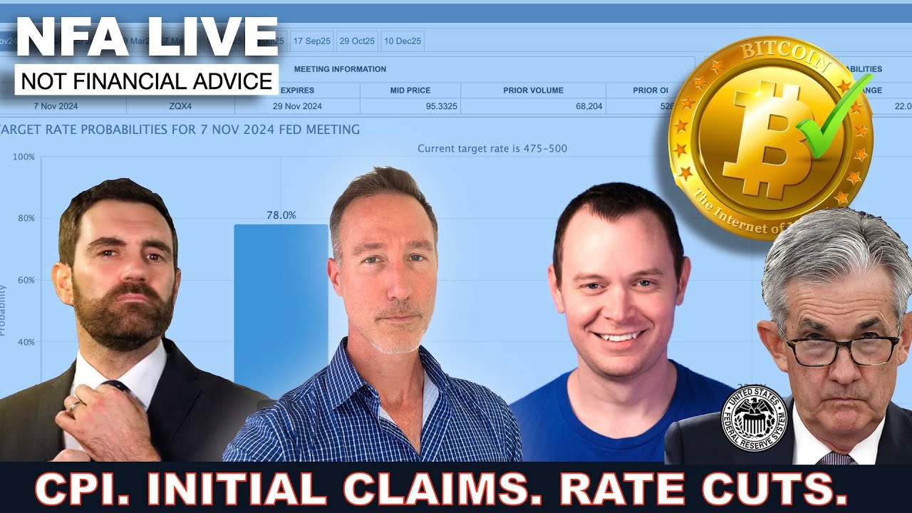 NFA LIVE: CPI REPORT, INITIAL CLAIMS & RATE CUTS. - YouTube