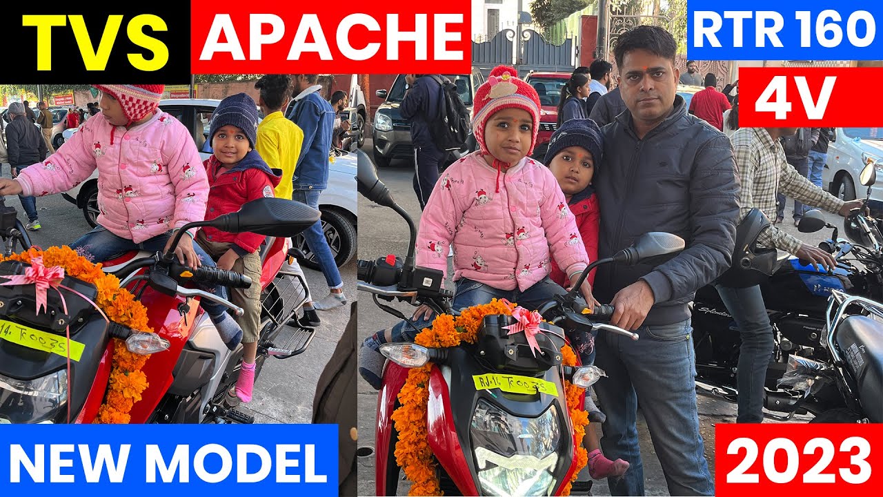 Taking Delivery OF My New Apache RTR 160 4V bs6 || Apache 160 4V Red ...