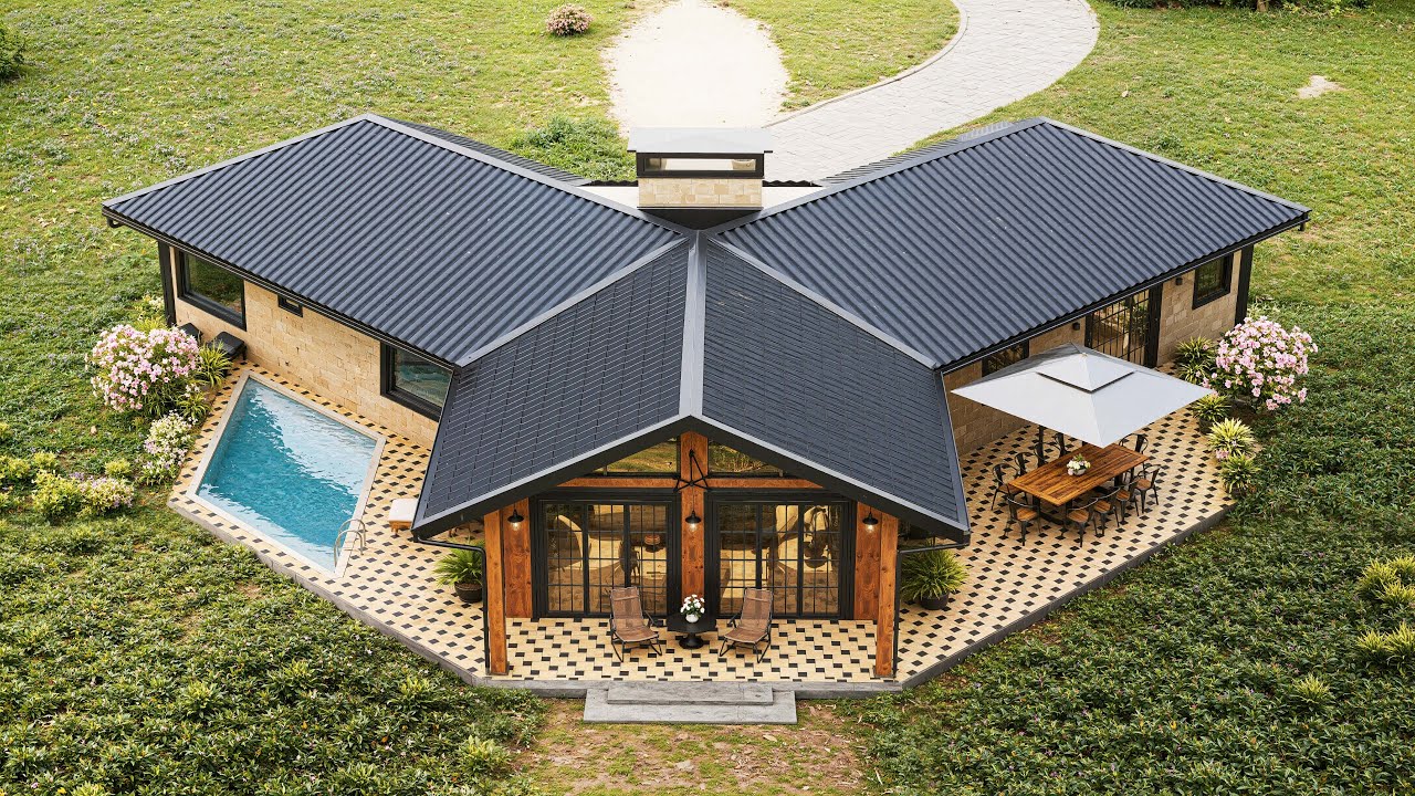 78' x 65' (24m x 20m) The Perfect One Story Retirement House ...