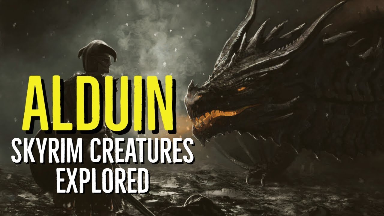 ALDUIN (SKYRIM Creatures Explored) - YouTube
