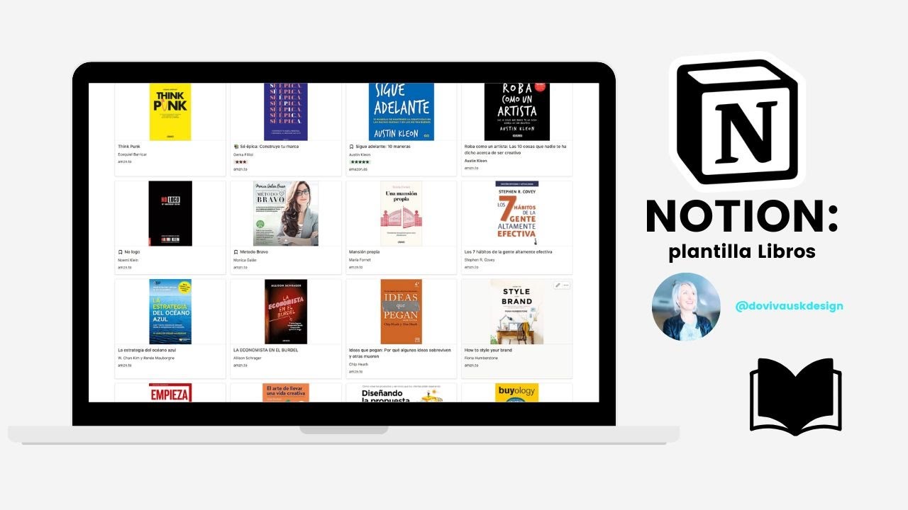 Plantilla Notion: LIBROS - YouTube