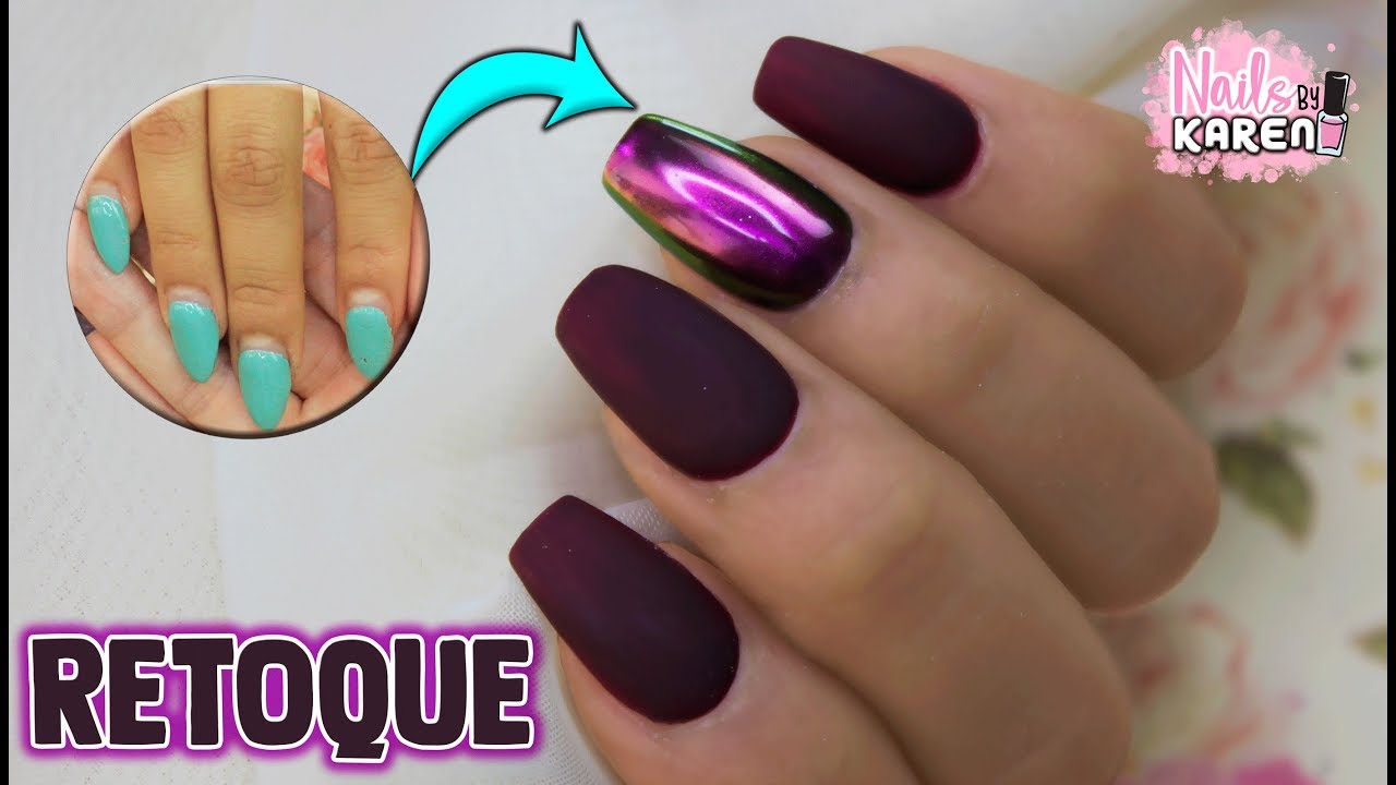 TransformaciÓn De UÑas AcrÍlicas Clienta Youtube