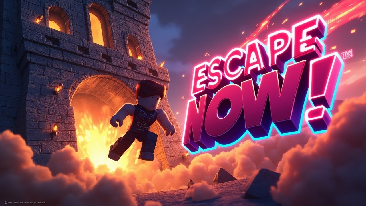 ROBLOX Castle Fortress Escape: Epic Let’s Play | No Commentary Full ...