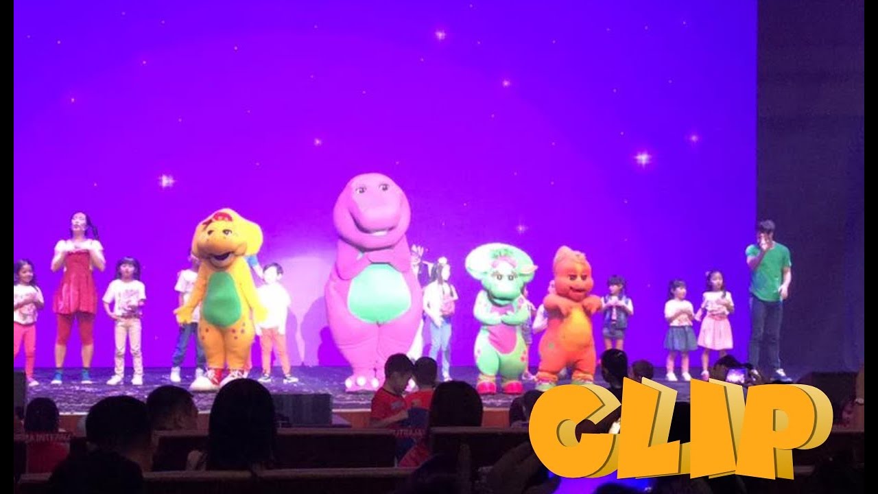 Kids got to chance to dance with Barney and his friends 💜💚💛 | CLIP ...