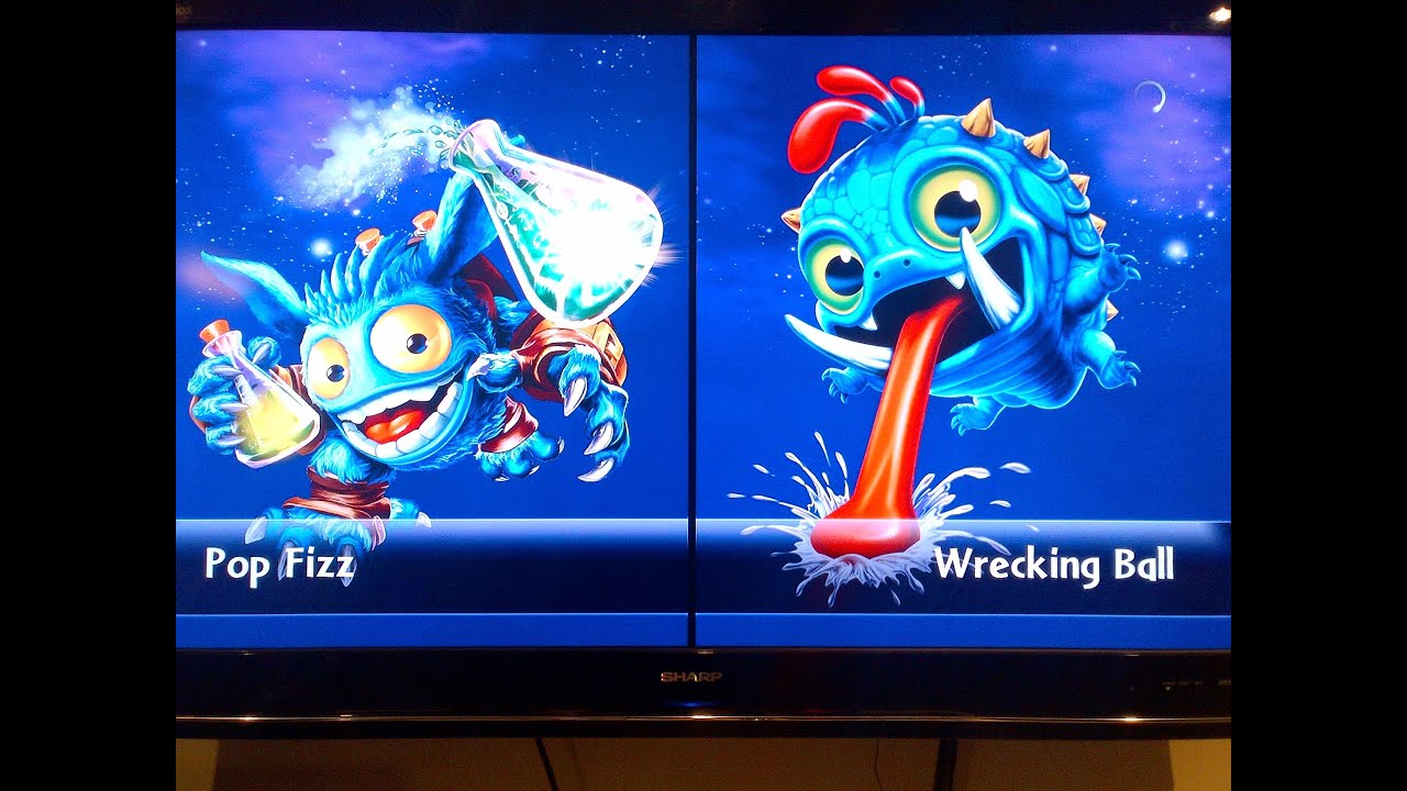 SKYLANDERS GIANTS LIGHTCORE POP FIZZ VS WRECKING BALL - YouTube